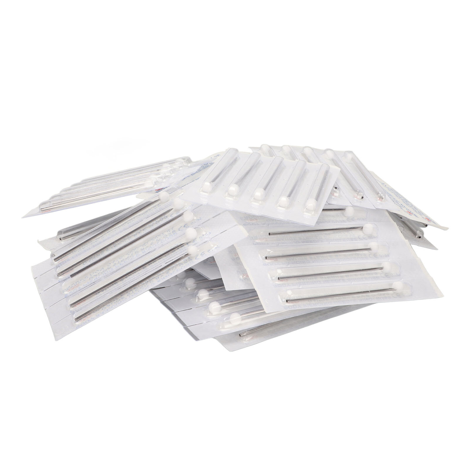 100 шт. 16 г иглы для пирсинга тела цилиндрическая трубка со скошенным кончиком острые одноразовые иглы для пирсинга из нержавеющей стали