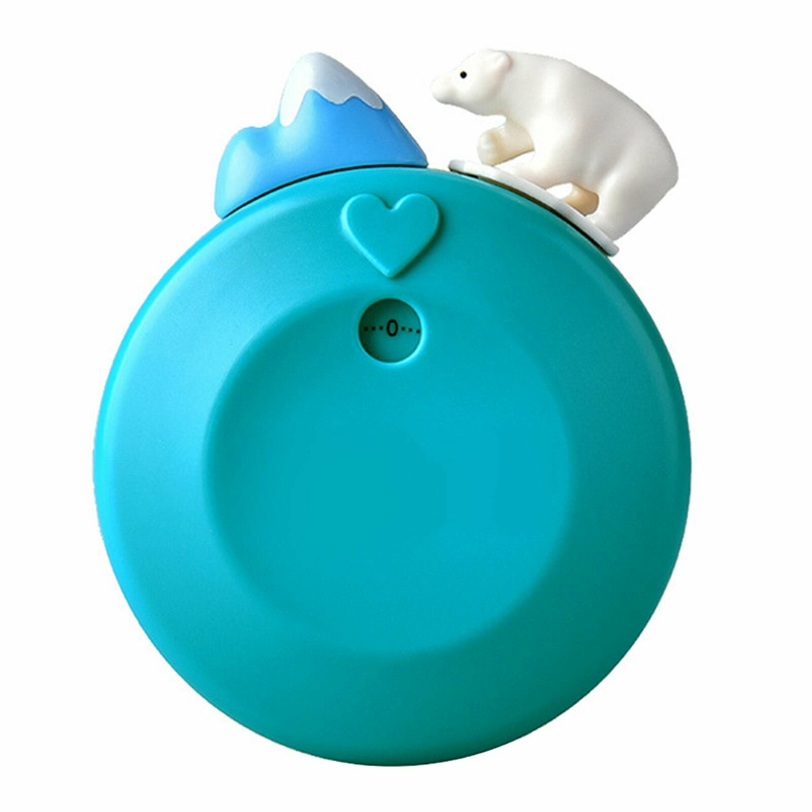 Кухонный таймер с голубым мультяшным медведем, механический таймер обратного отсчета с будильником, инструмент для домашней кухни, простой в использовании, съемный и прочный