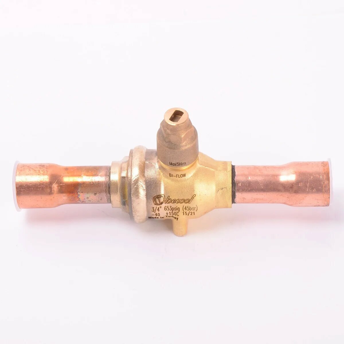 Шаровой вентиль DSZH BC-BV-34N 3/4", для кондиционеров, металлический, 1 шт