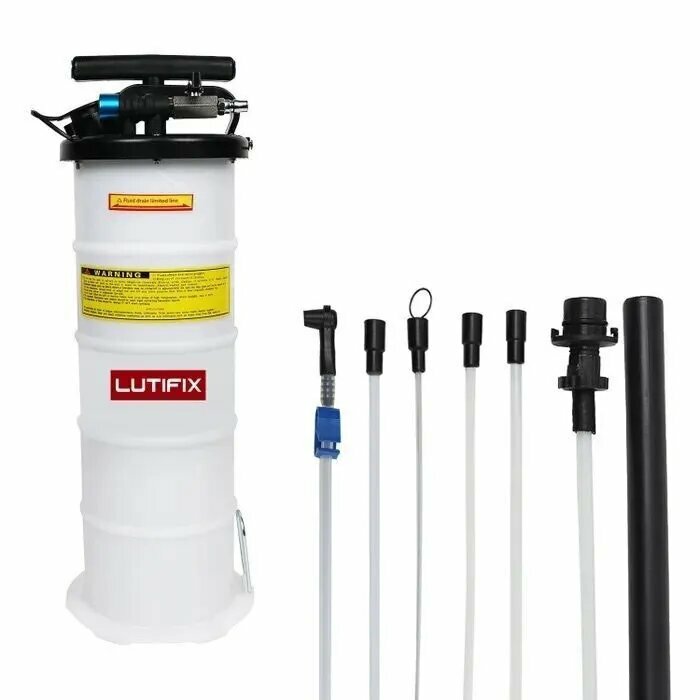 KNOW EASY-Инструмент для замены моторного масла объемом 6,5 л, пневматическое/ручное вакуумное всасывающее устройство для жидкости