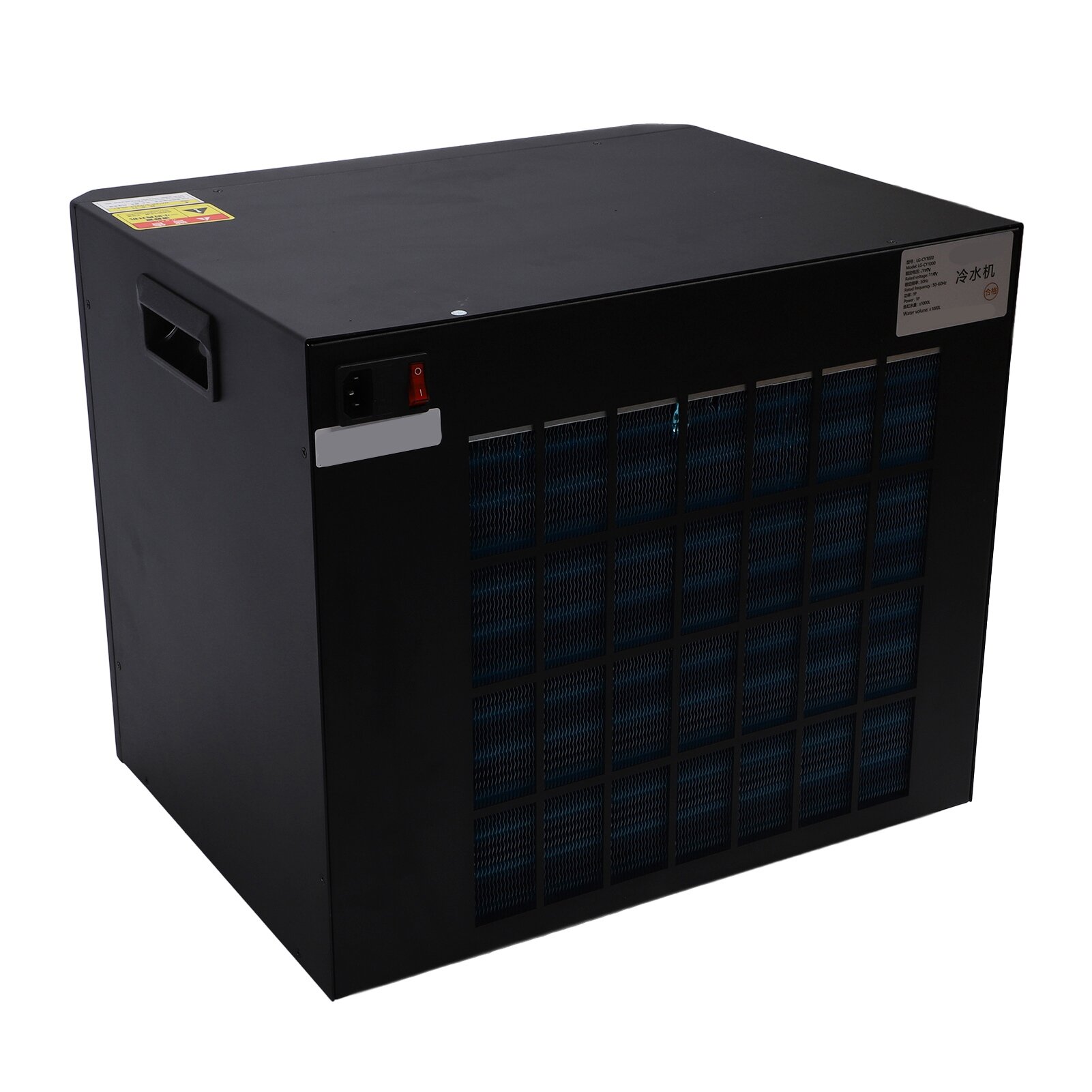 Охладитель воды с сенсорным ЖК-экраном, 3 режима, дистанционное управление, 1 л. с, малошумный, ледяная ванна, охладитель для аквариума, вилка США 110 В