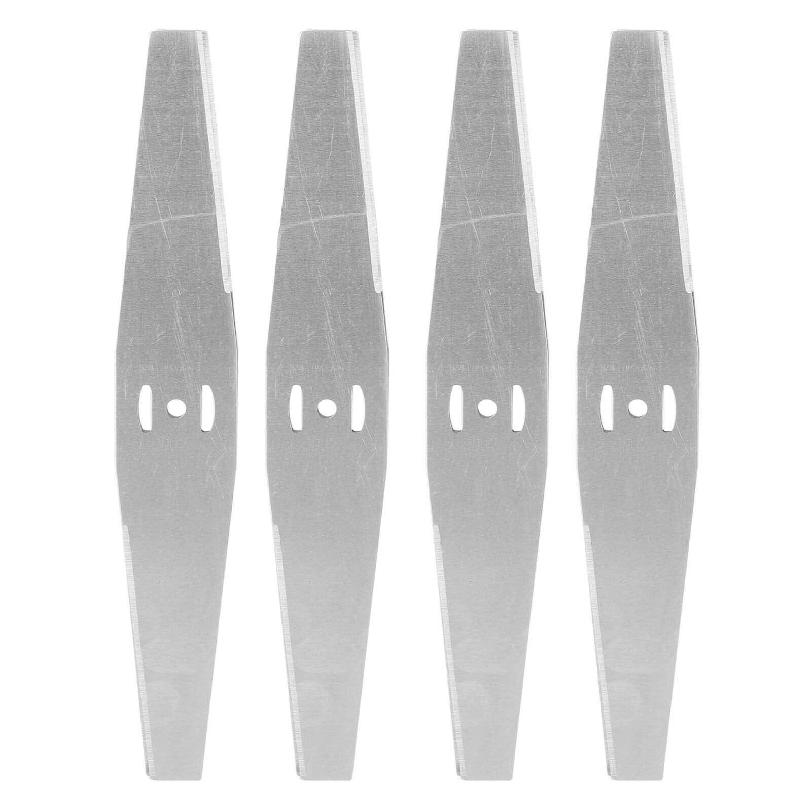 4PCS Lawn Mower Blades Stainless Steel Electric Grass Trimmer Cutter Blade Replacement Set for Yard and Garden Weeder Tool