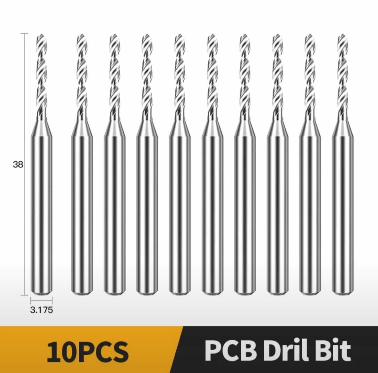 Набор вольфрамовых свёрл 2.0 мм