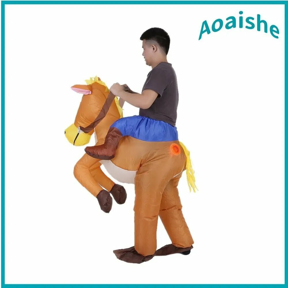 Костюм ковбоя, веселый, надувной, для праздников