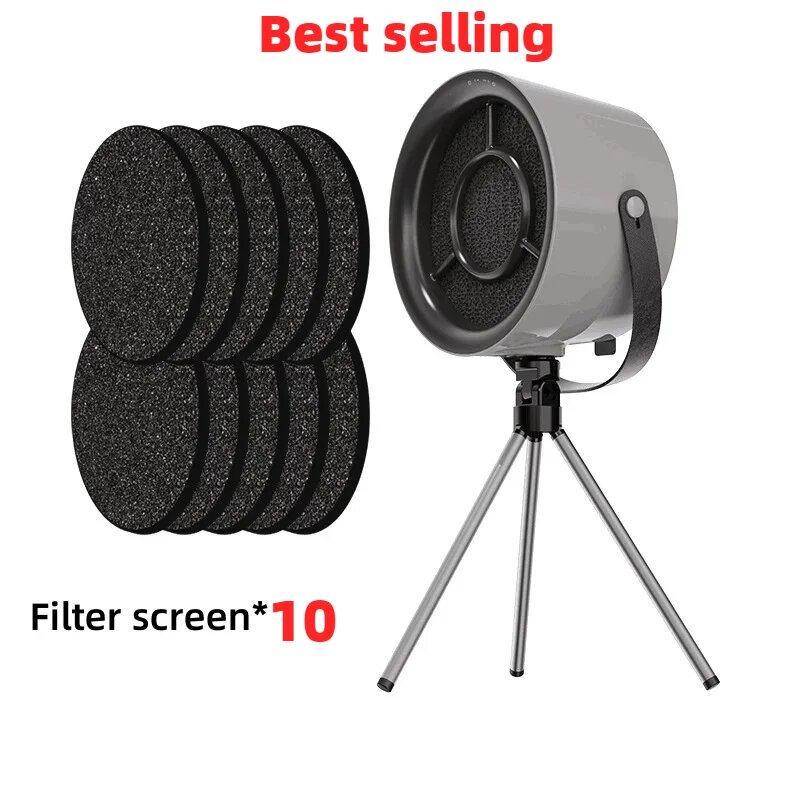 Вытяжка CREAROMA G07, портативная, 40W, USB, пластик, черная