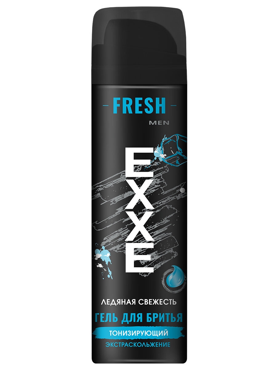 Гель для бритья мужской EXXE Men Fresh Тонизирующий Ледяная свежесть 200мл