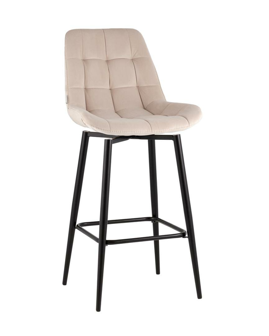 Стул барный Stool Group Стул барный Флекс с поворотным механизмом велюр бежевый арт. УТ000040033