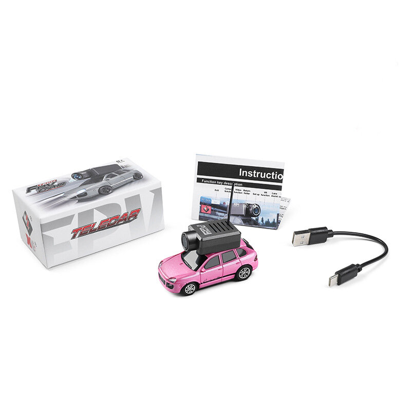 Полномасштабный мини-RC автомобиль 1/64 с HD-камерой, Wi-Fi, приложение для управления автомобилем, гироскоп, FPV, гоночный автомобиль для дрифта со светодиодной подсветкой