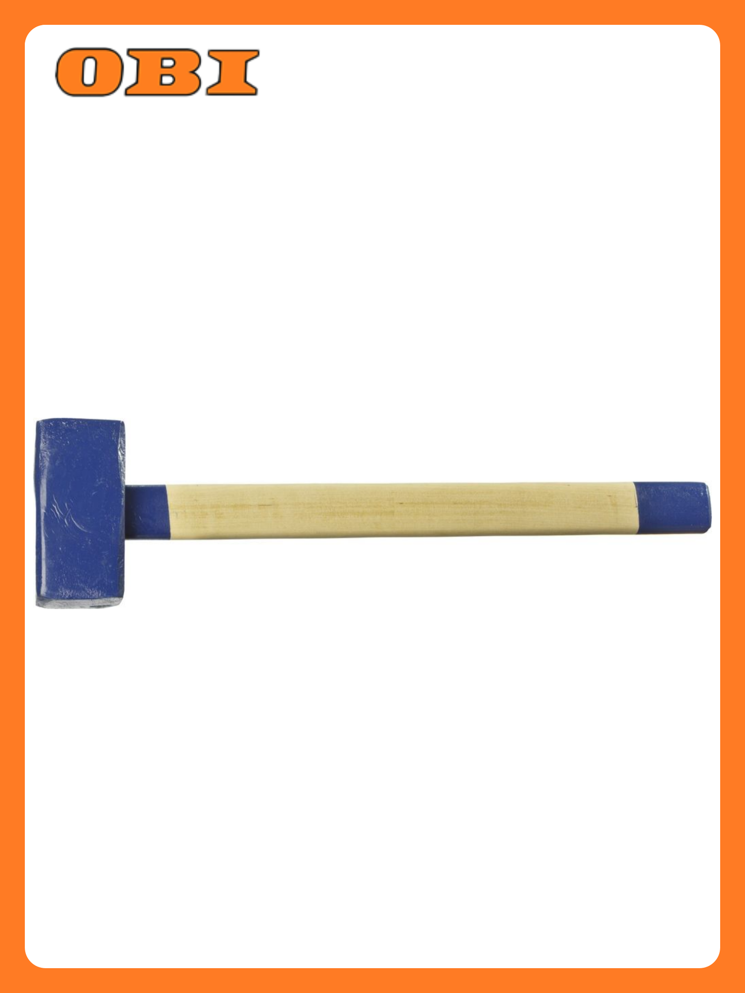 Кувалда СИБИН, деревянная рукоятка, тупоносая, квадратная, 5 кг