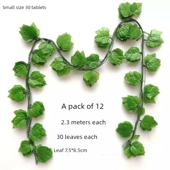 Золотые листья, искусственные листья, имитация листьев винограда, лозы, золотые листья, декор для труб, пластиковые