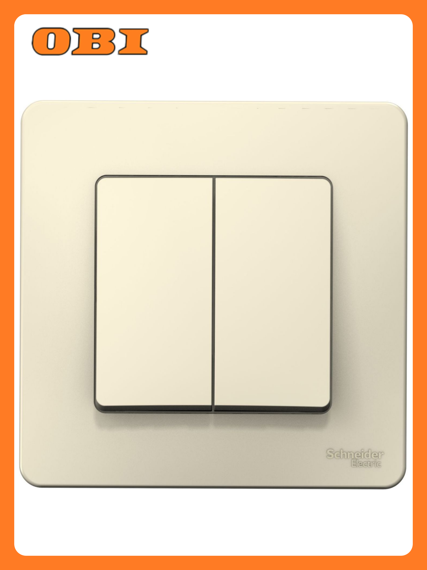 Выключатель Schneider Electric Systeme Electric Blanca, скрытый монтаж, IP20, коричневый