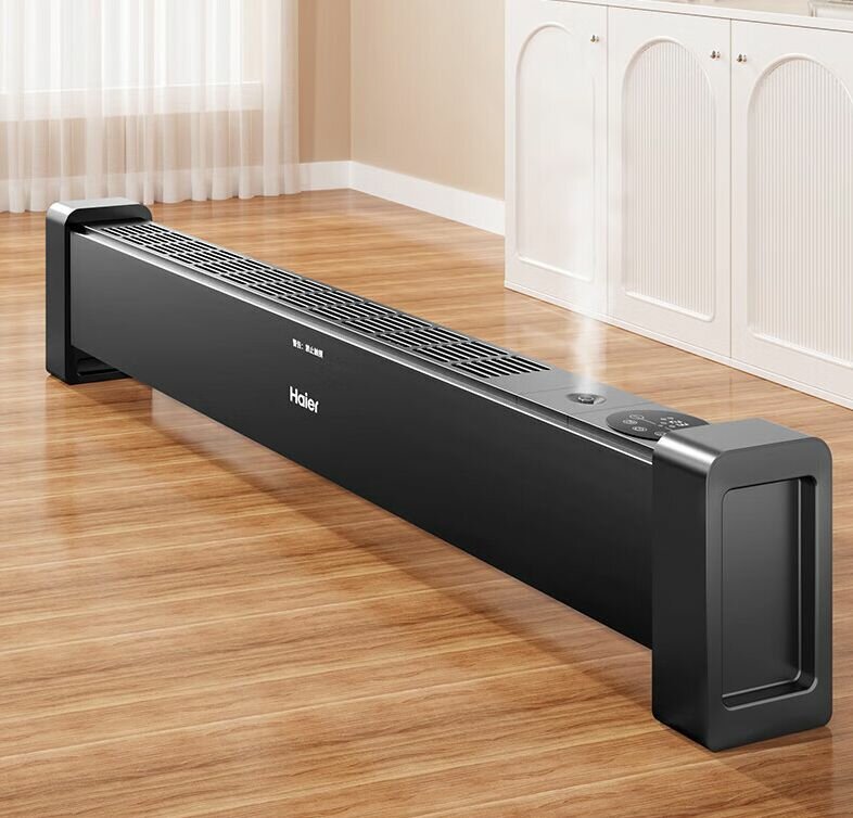 Haier Graphene Baseboard Heater, 2200 Вт, быстрый нагрев, IPX4 водонепроницаемый обогреватель для ванной комнаты, умный термостат, дистанционное управление, встроенный увлажнитель воздуха