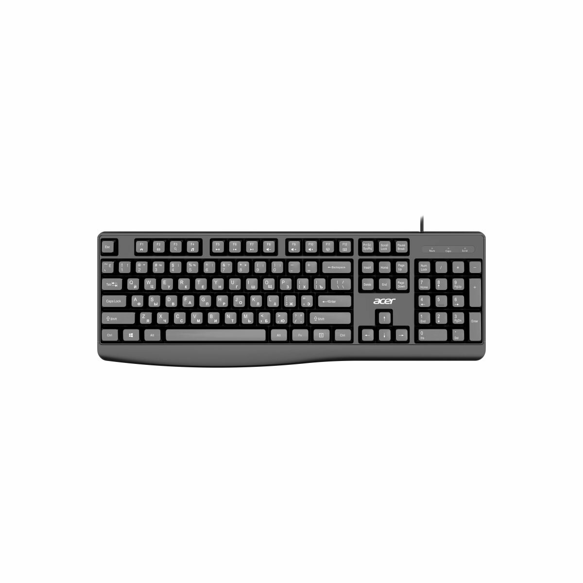Клавиатура Acer OKW301 черный USB (ZL. KBDCC.01A) (2012566)