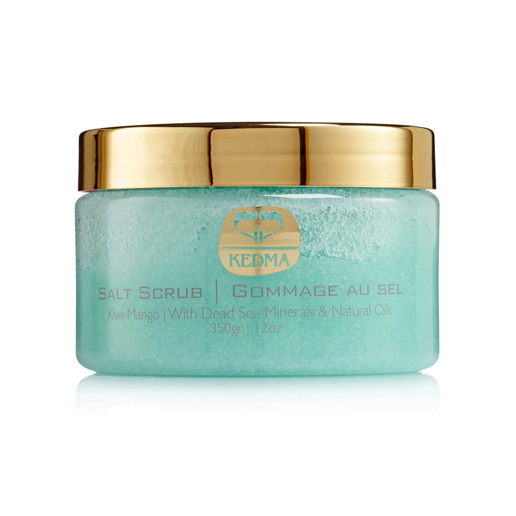 Скраб для тела – KEDMA Cosmetics "киви манго", отшелушивающий, с солью, 250мл