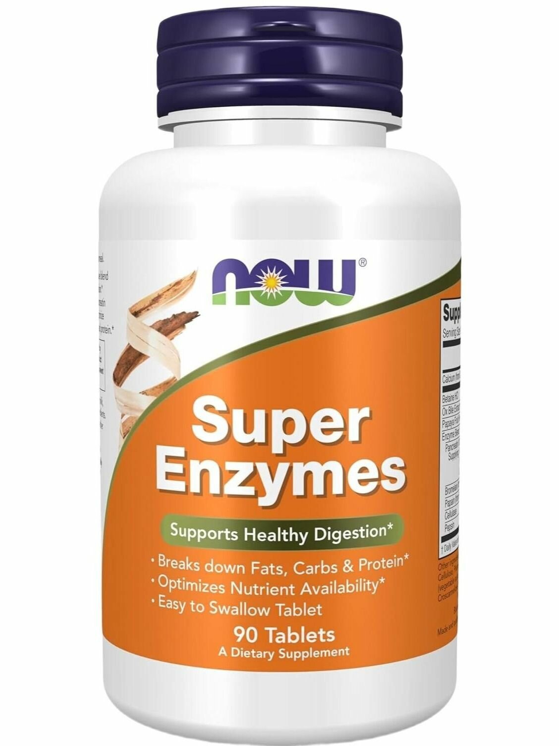 Супер энзимы (Super Enzymes), ферменты для пищеварения 90 таблеток