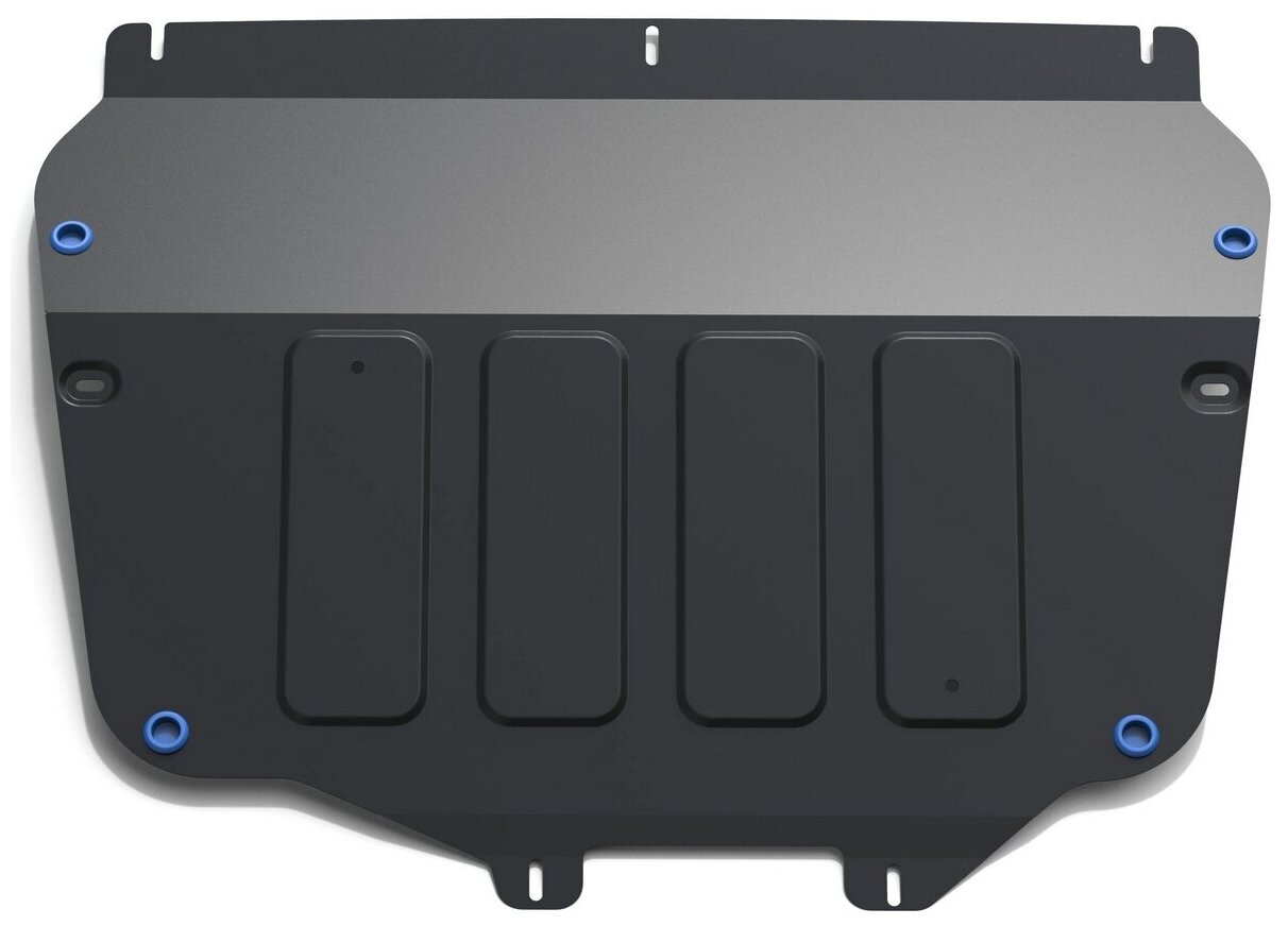 Защита картера и КПП Rival для Chery Tiggo 4 2017-2019 2019-н. в./Tiggo 7 2019-н. в, сталь 1.8 мм, с крепежом, 111.0919.1