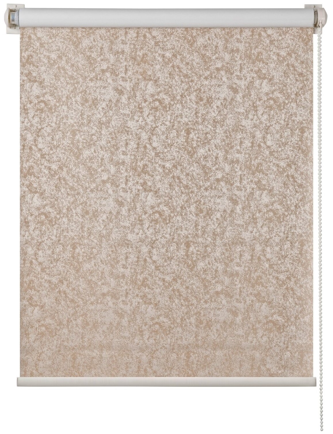 Миниролло, ПраймДекор, "Венецианская штукатурка", жемчужно-бежевый, 37Х170