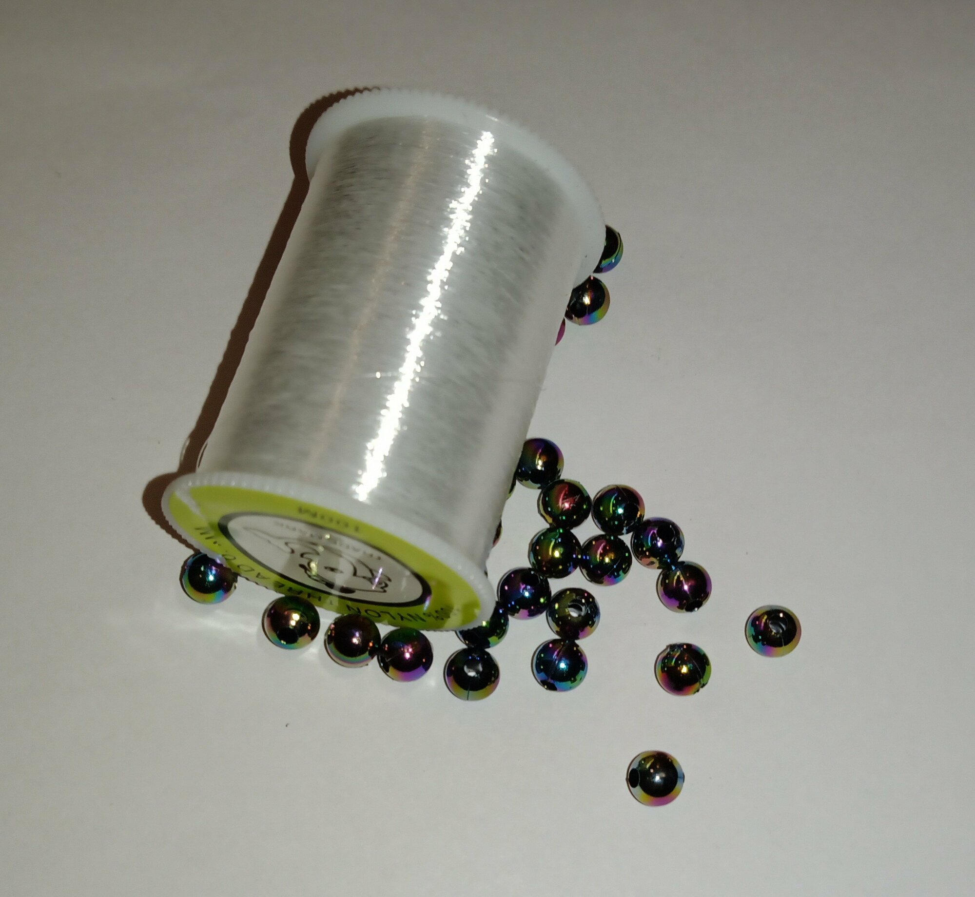 Леска для бисероплетения, белая, 0,15 мм