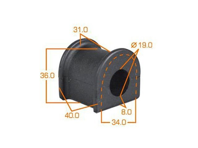 Втулка стабилизатора заднего Toyota Land Cruiser 90Prado KZJ95VZJ95