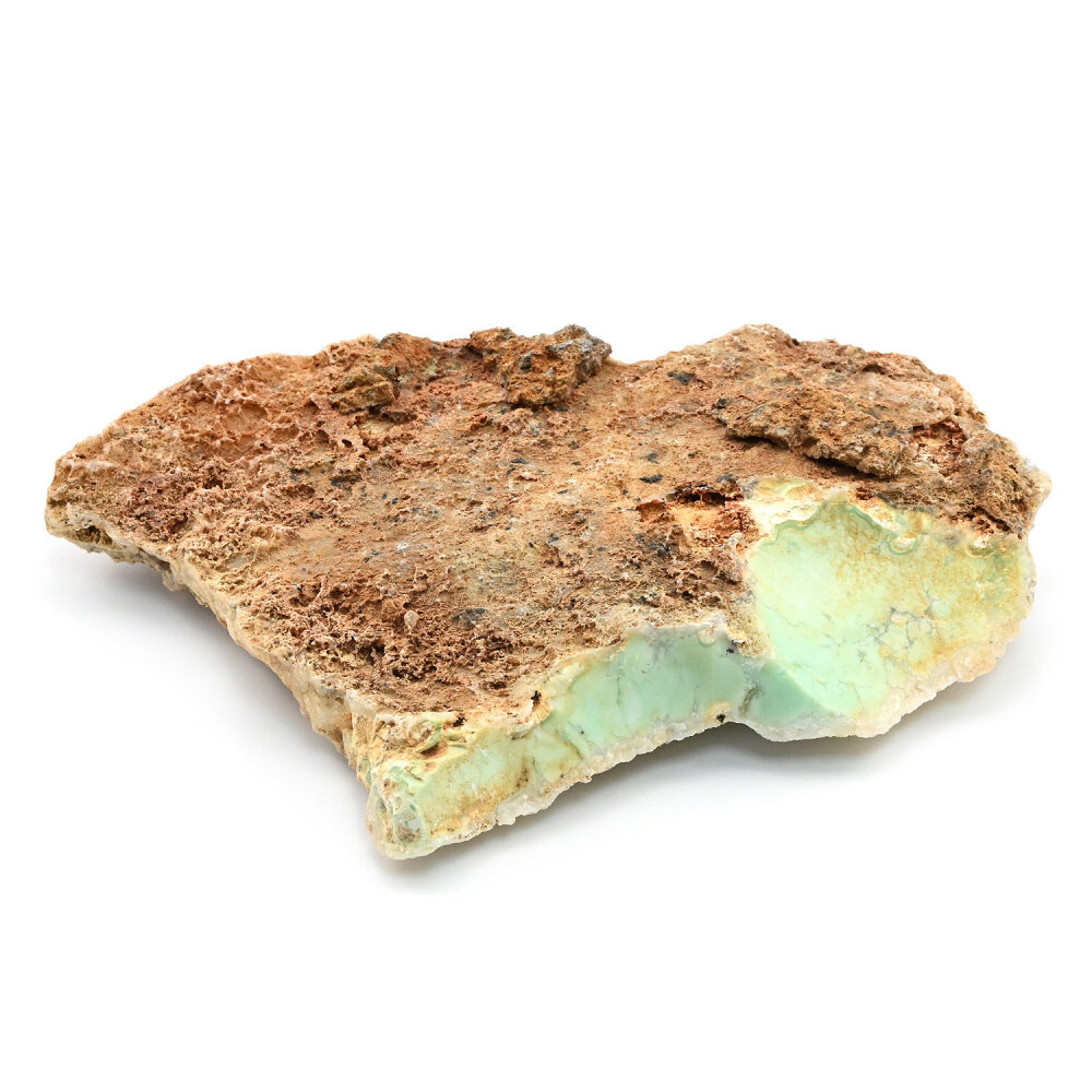 Минерал хризопраз 151*107*27мм, 383г .