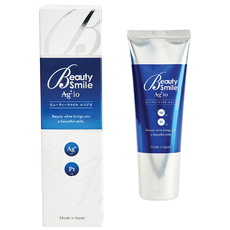 Отбеливающая зубная паста на основе угля, ионов серебра и платины Beauty Smile Agio для ночного применения, 90 г