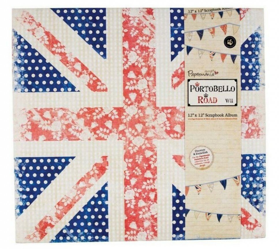 #PMA101106 Заготовка для альбома Union Jack 30.5 х 30.5 см Docrafts