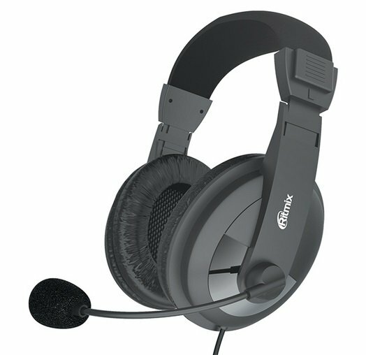 Компьютерная гарнитура Ritmix RH-540M, черный
