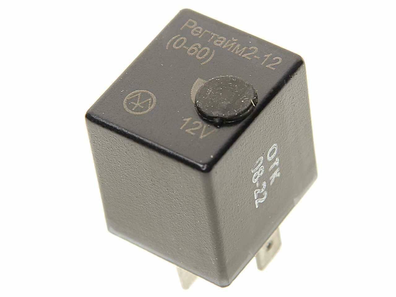 Реле времени 12V 0-60сек. 25А, РЕГТАЙМ2-12-(0-60), энергомаш