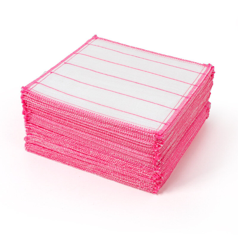 Восьмислойная чисто-гладкая марлевая ткань, которая не легко пропитывается маслом, салфетка для мытья посуды с сетчатым