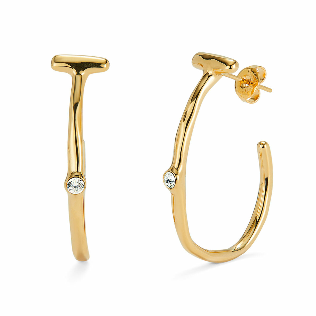 Серьги, топаз