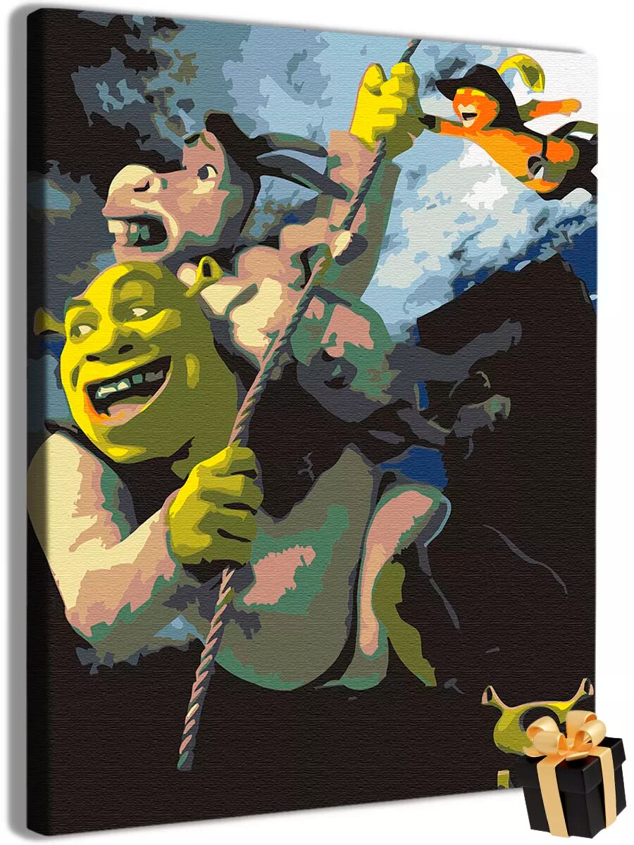 Картина по номерам Шрек