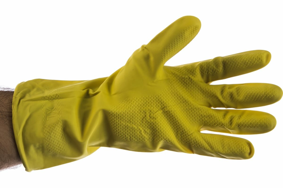 AVIORA хозяйственные резиновые перчатки 1 пара 402-704 для бытовых работ и защиты рук