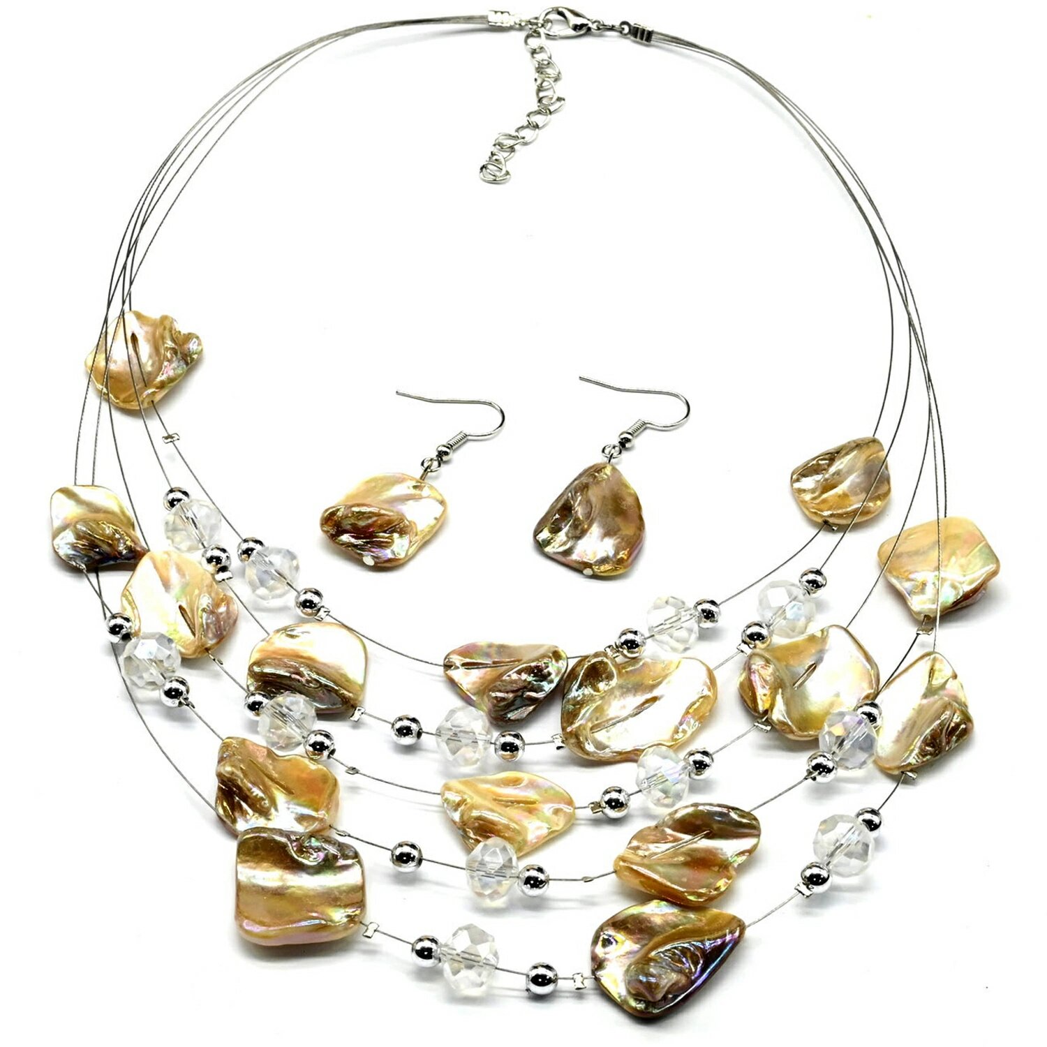 Колье, перламутр