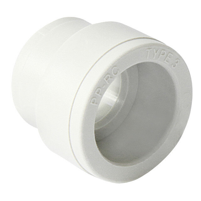 PRO AQUA муфта переходная полипропиленовая 25х20 мм для соединения труб водоснабжения