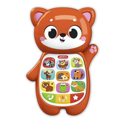 Музыкальная игрушка Азбукварик 4630027295200 Смартфончики-зверята Алло, Лисёнок!