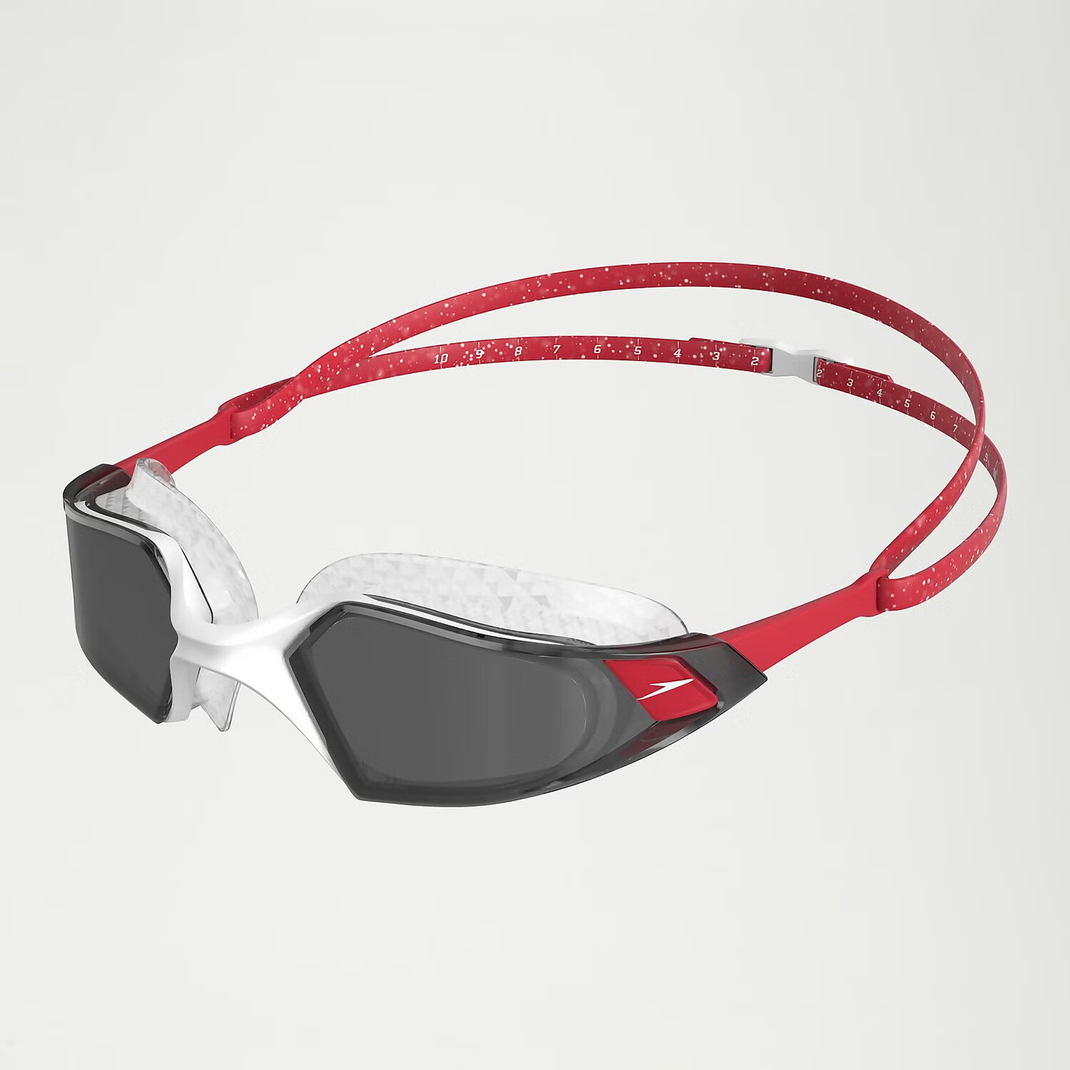 Speedo Очки для плавания Speedo Aquapulse Pro темные, красный/белый