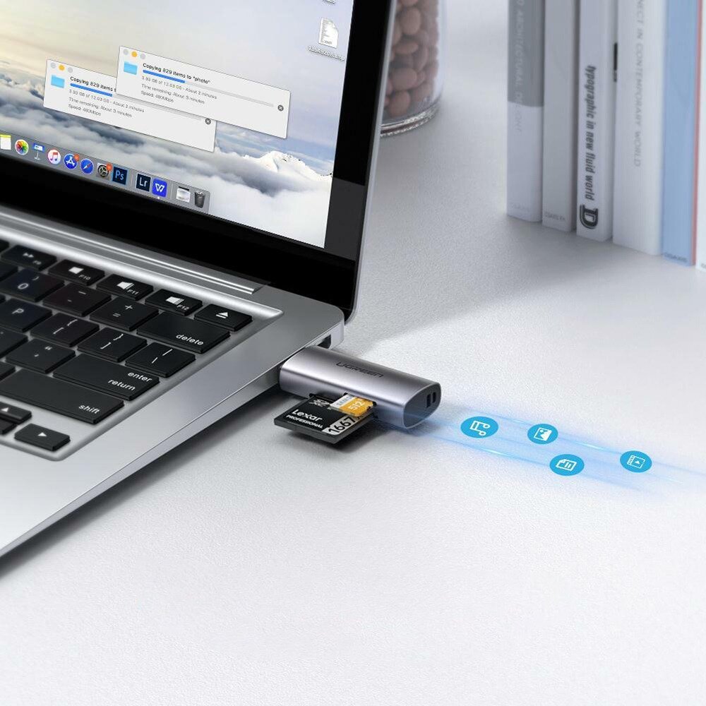 Кард-ридер UGREEN USB-A 3.0 TF / SD (60723) — фото 1