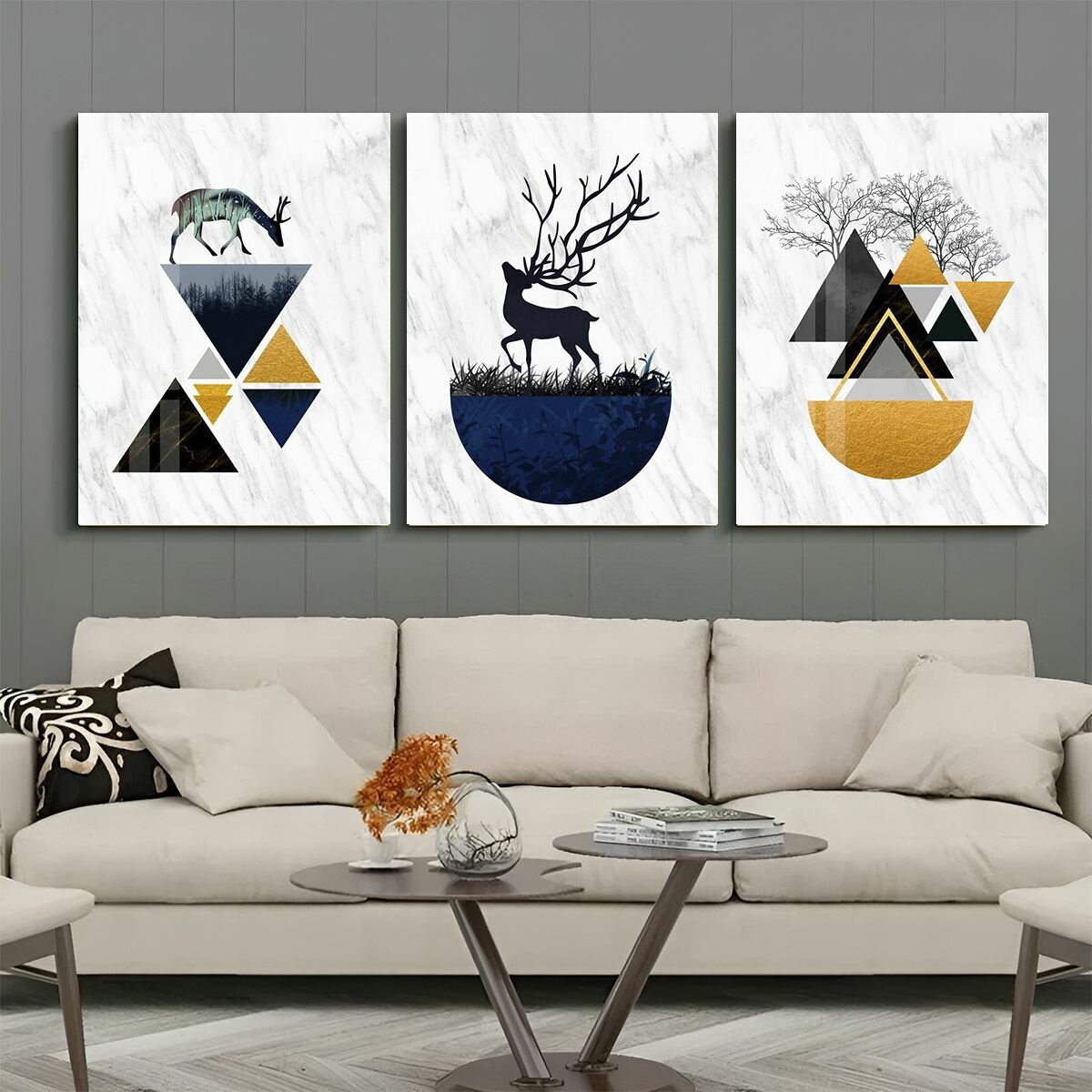 Картина на стену для интерьера от бренда Pechat Vip из категории Триптих 50х70 см.