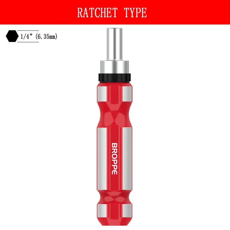 ABBAS Самоблокирующаяся ручка отвертки 1/4" Ratchet Type
