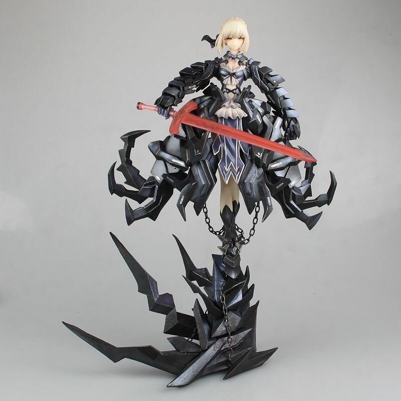 Fate/stay night Фигурка-Saber Huke/Подарки для мальчиков и девочек/33CM(коробка) -EJ