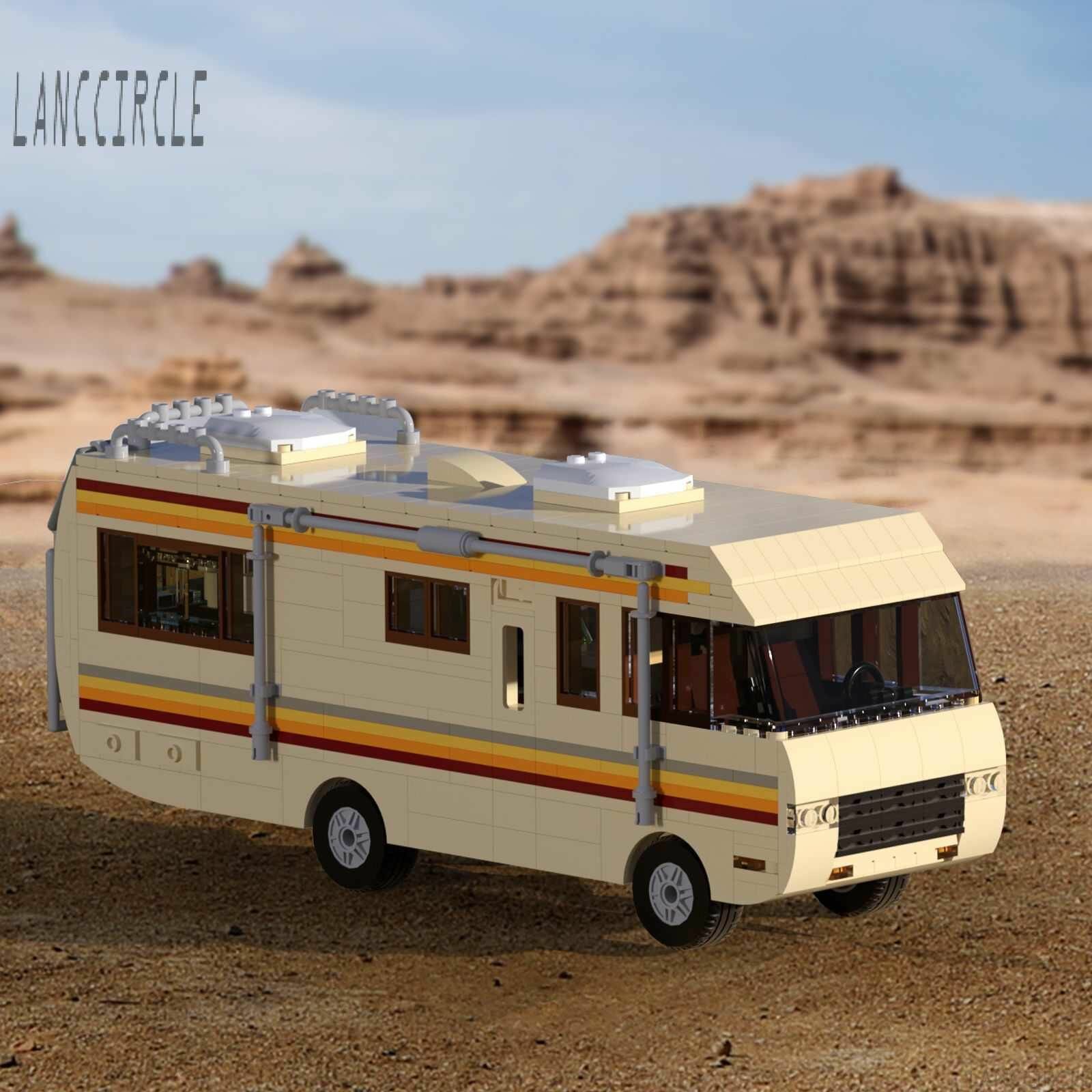 Большой Конструктор детские игрушки Во все тяжкие фургон / Breaking Bad RV, Подарок на день рождения для мальчиков и девочекLANCCIRCLE