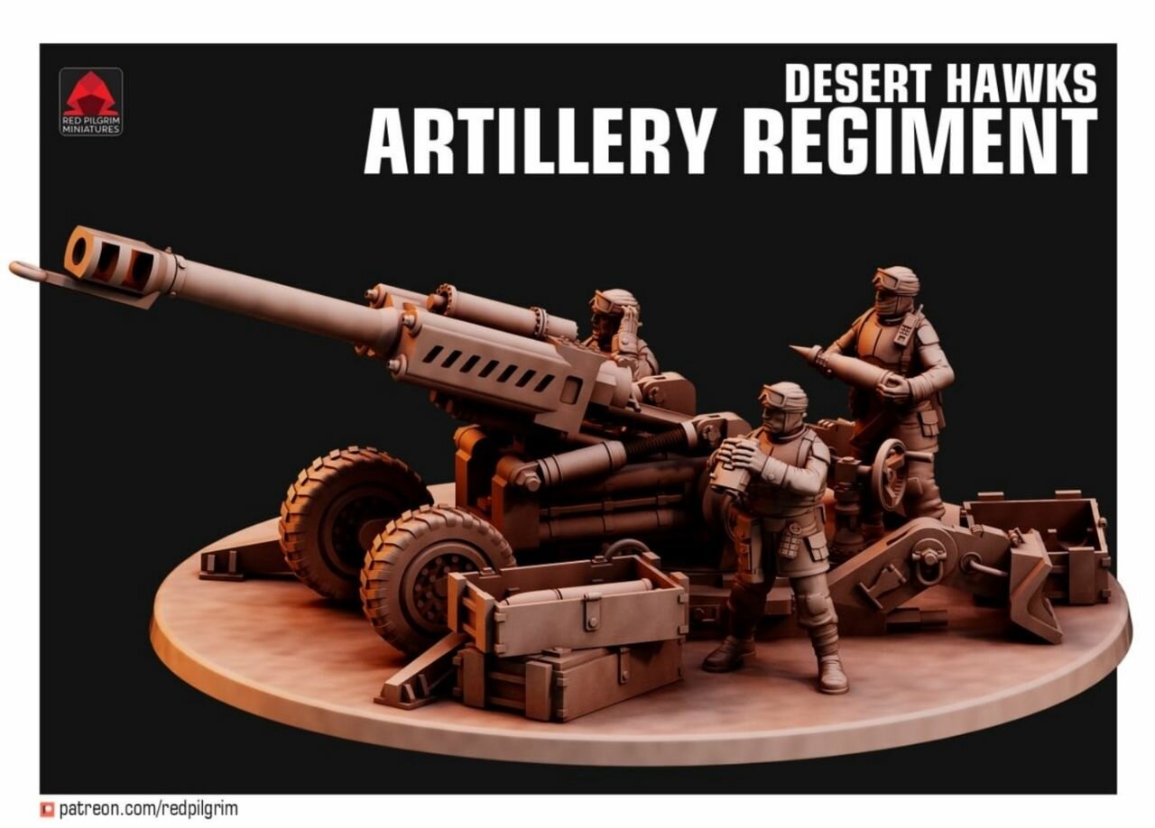 Миниатюра Warhammer Astra Militarum Hawk Las Can