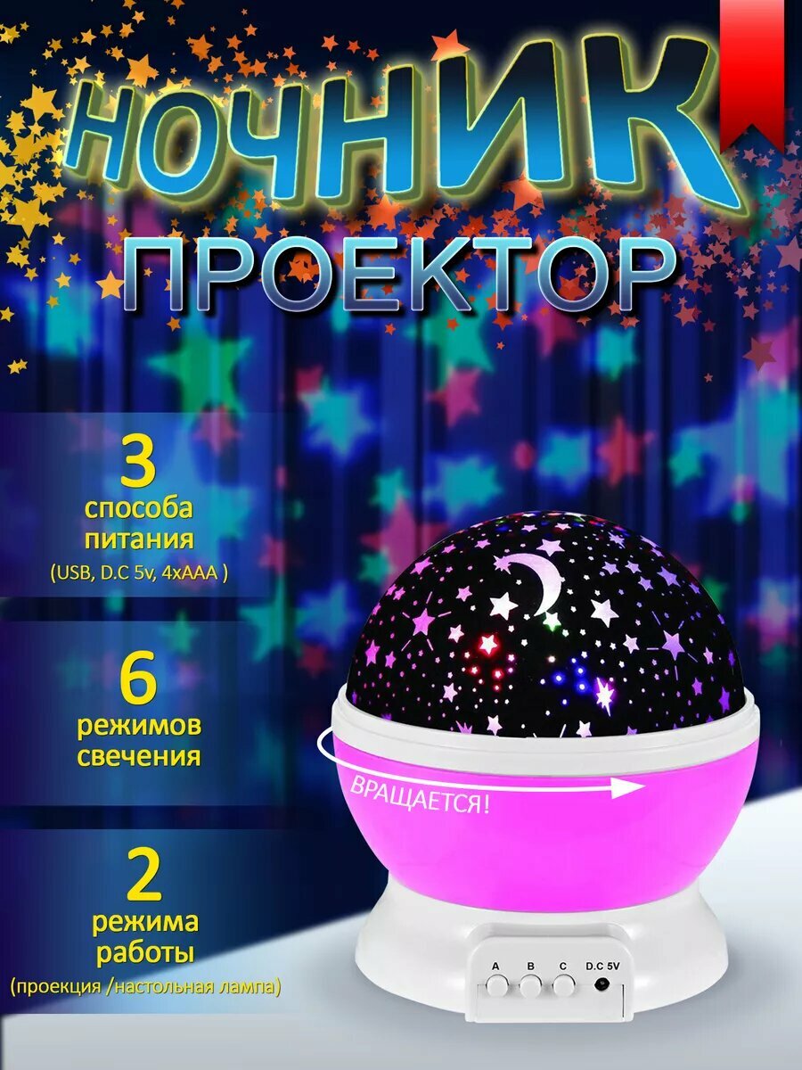 Светодиодный ночник звёздное небо