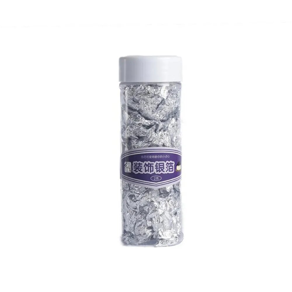 Золотая фольга для декорирования серебристый