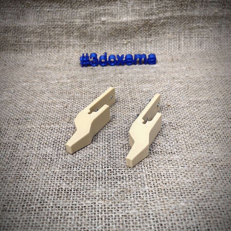 Крепление шторки перегородки заднего багажника для Toyota Land Cruiser Prado LC150 2010-2020 - комплект 2 шт