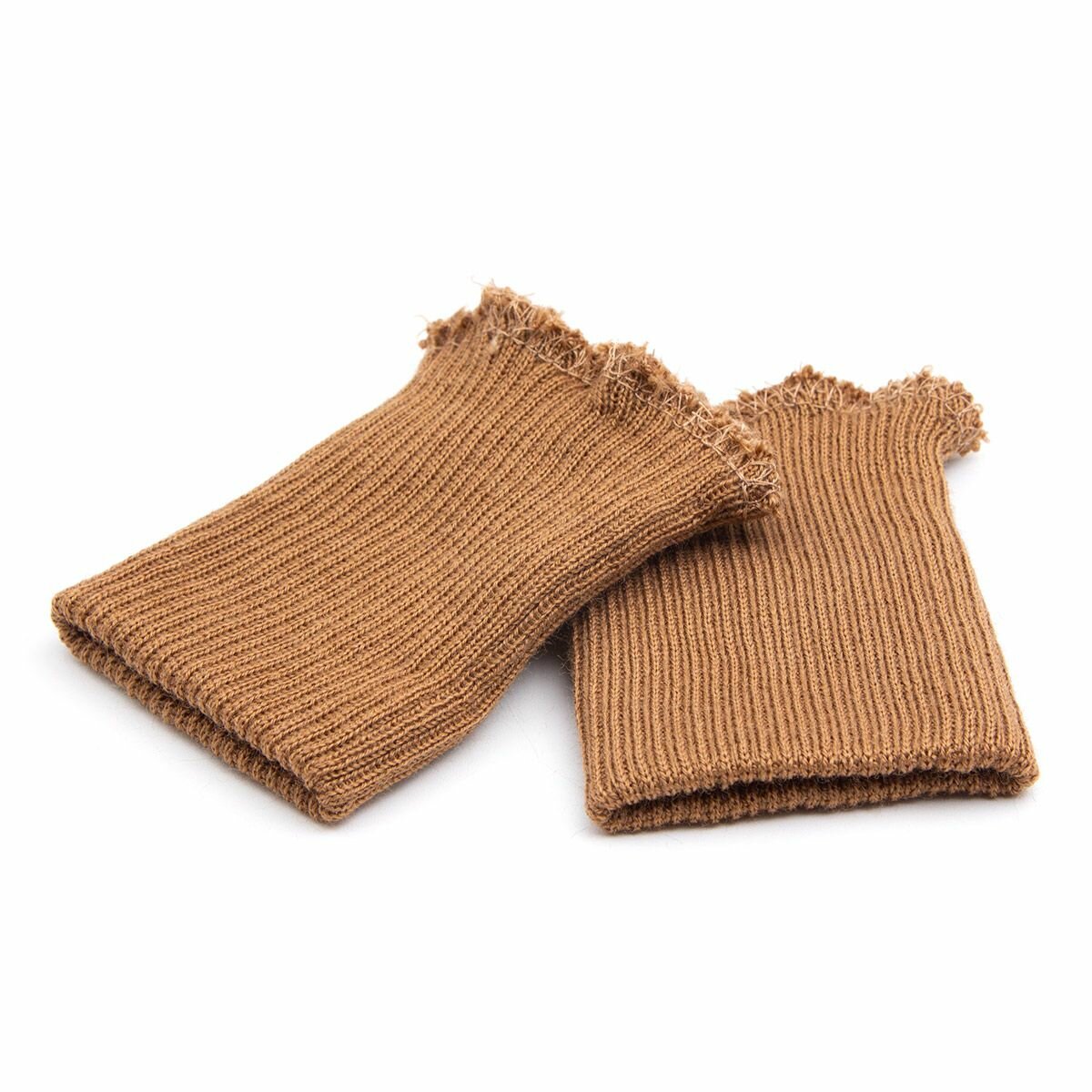 Манжет тонкий (30% шерсть, 70% акрил), 14 кл, 2*2, 6,5см*9,5см (075 бежевый)