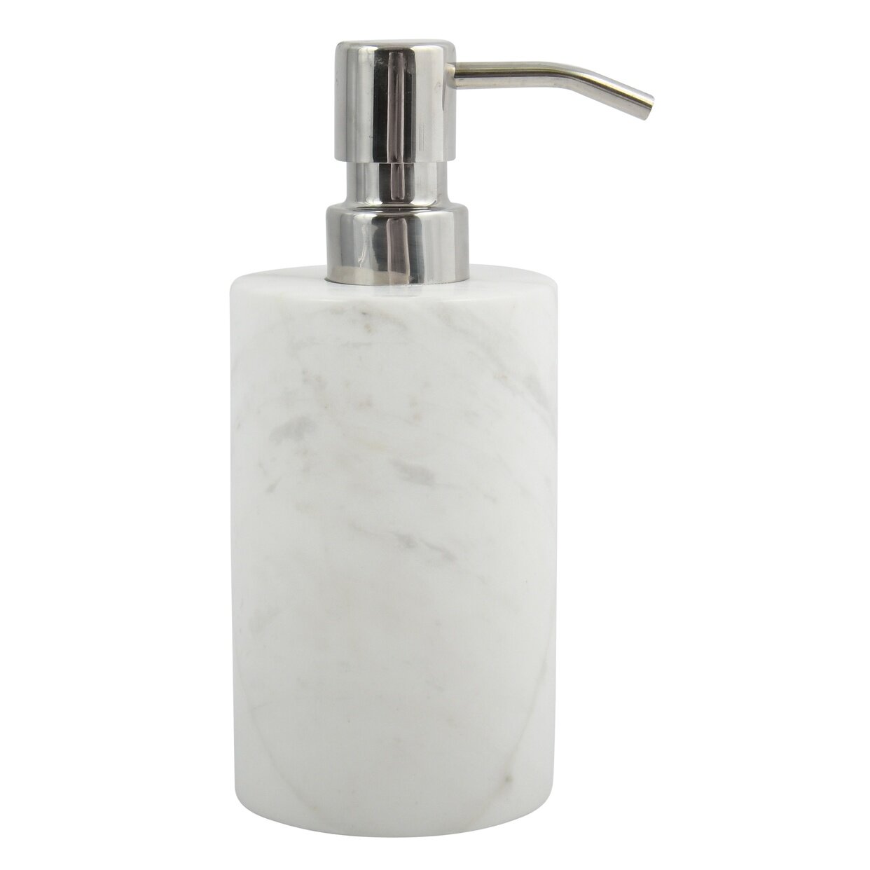 Емкость для жидкого мыла Spirella Sana, натуральный мрамор, белая