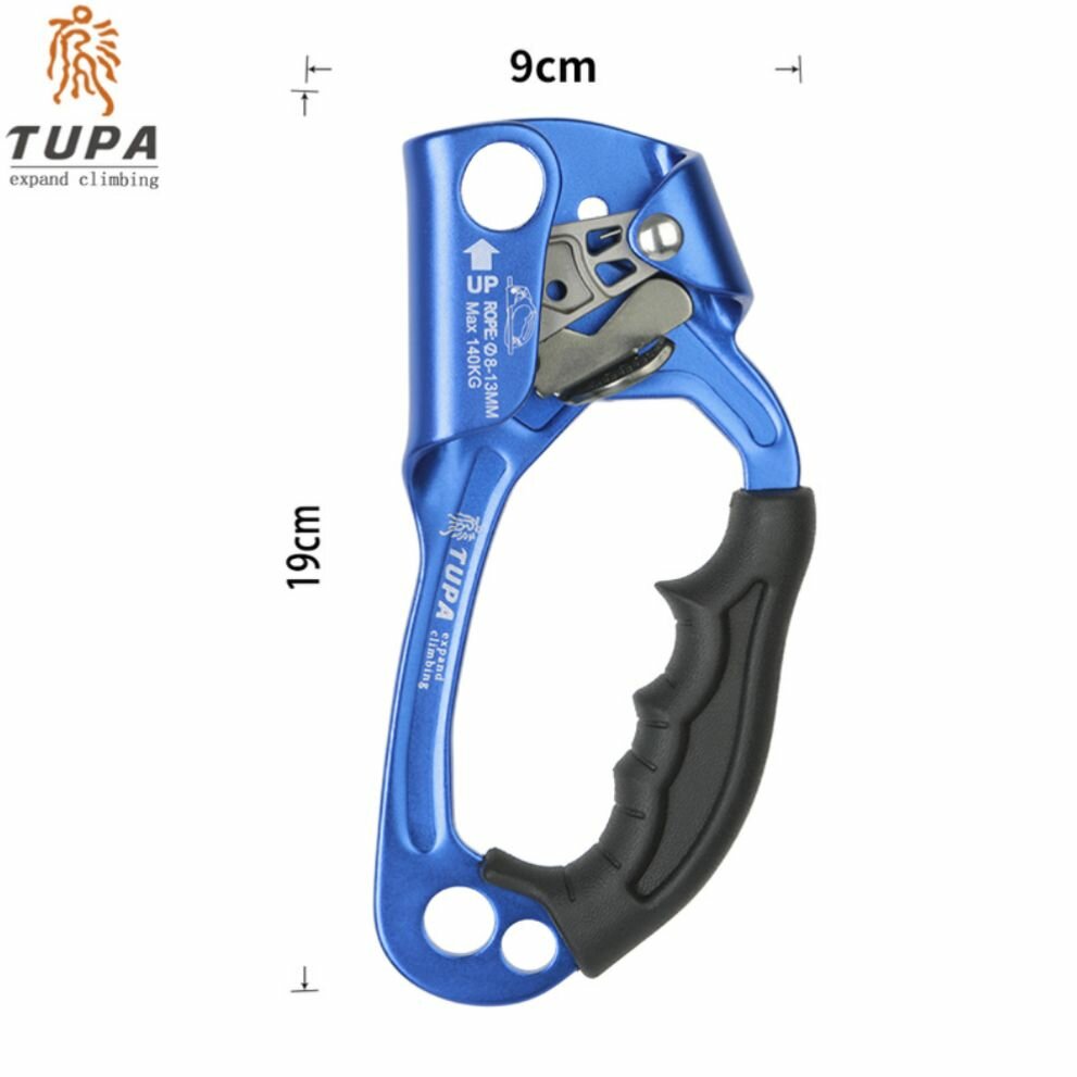 Жумар Зажим веревочный под правую руку,1 шт, синий