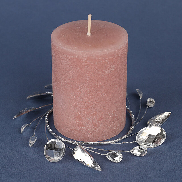 Венок для свечи Aphrodite - Серебряное Кольцо 12 см, Swerox, E167-SI