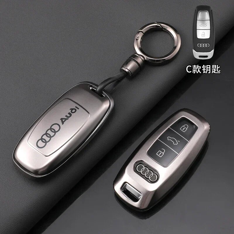 Чехол для ключа Audi D-grey keychain